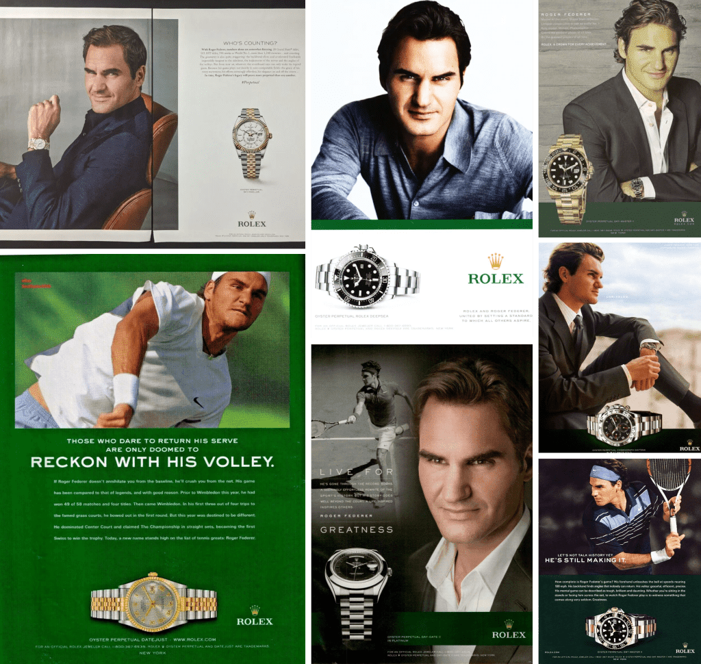 Roger Federer's Extensive Rolex Collection | Timeless Journal